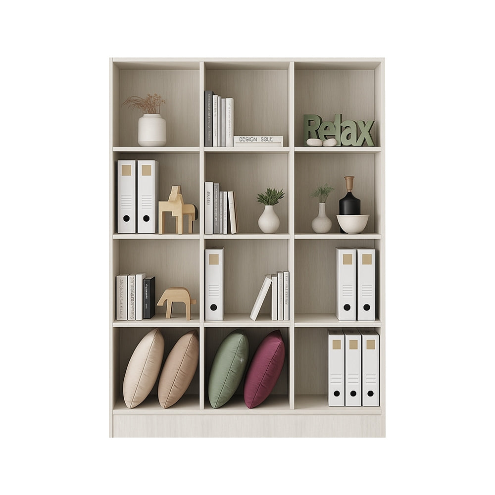 Kasen Series Display Cabinet Book Shelves Open Cabinet in 2 Colours ...