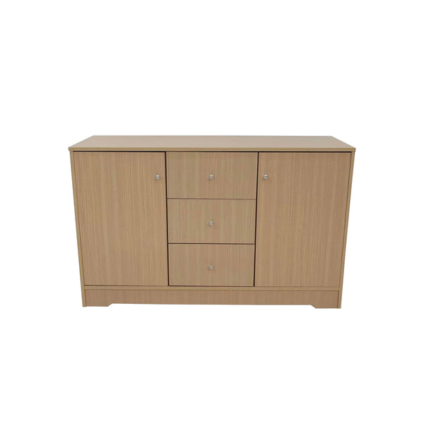 Mio Series 8 Chest of Drawer with Cabinet In Natural | Furnituremart.sg